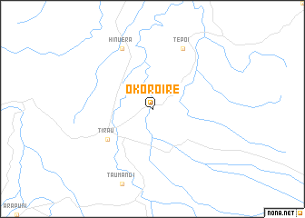 Okoroire (New Zealand) map - nona.net