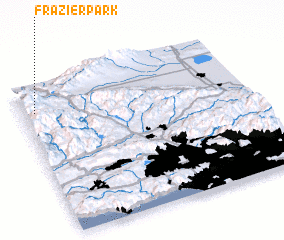 Frazier Park (United States - USA) map - nona.net